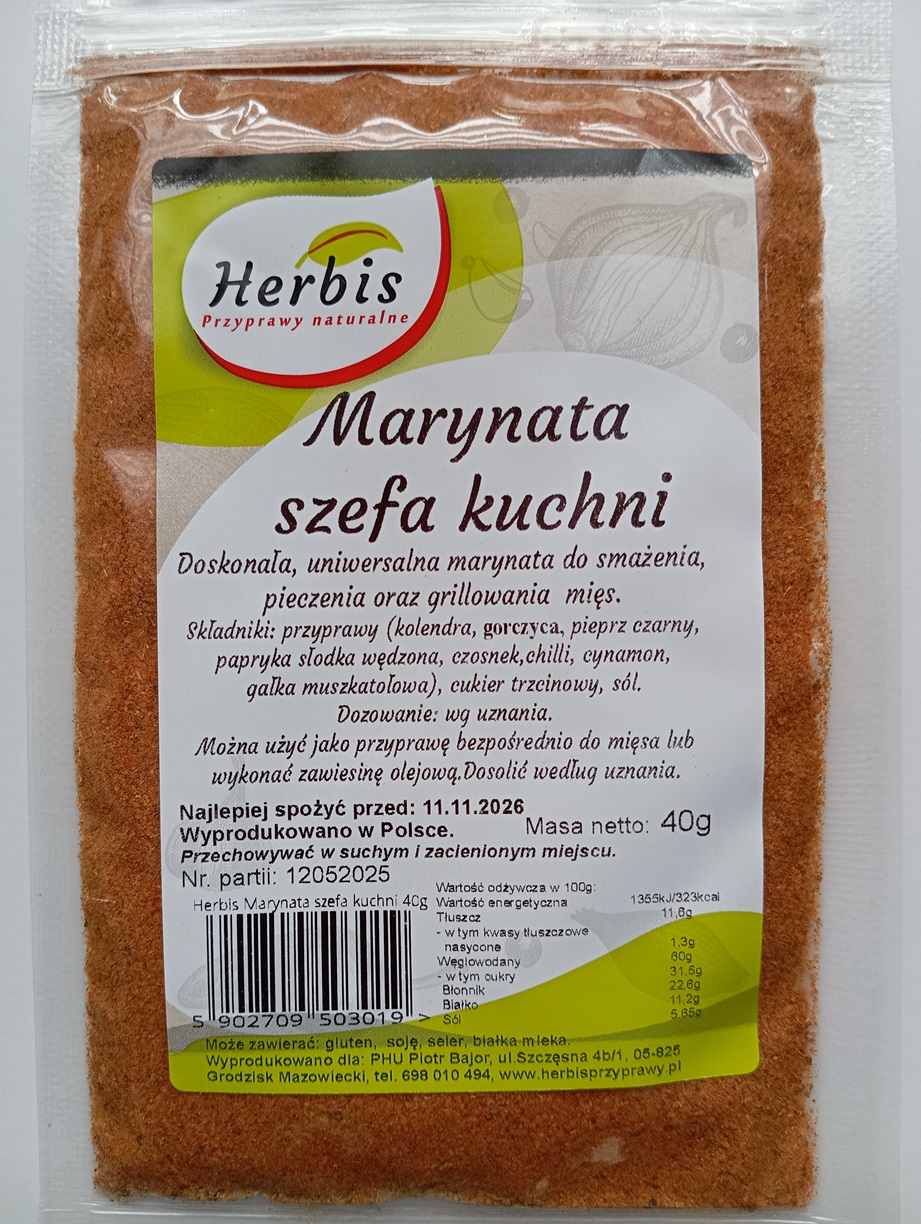 Marynata szefa kuchni 40g - Herbis